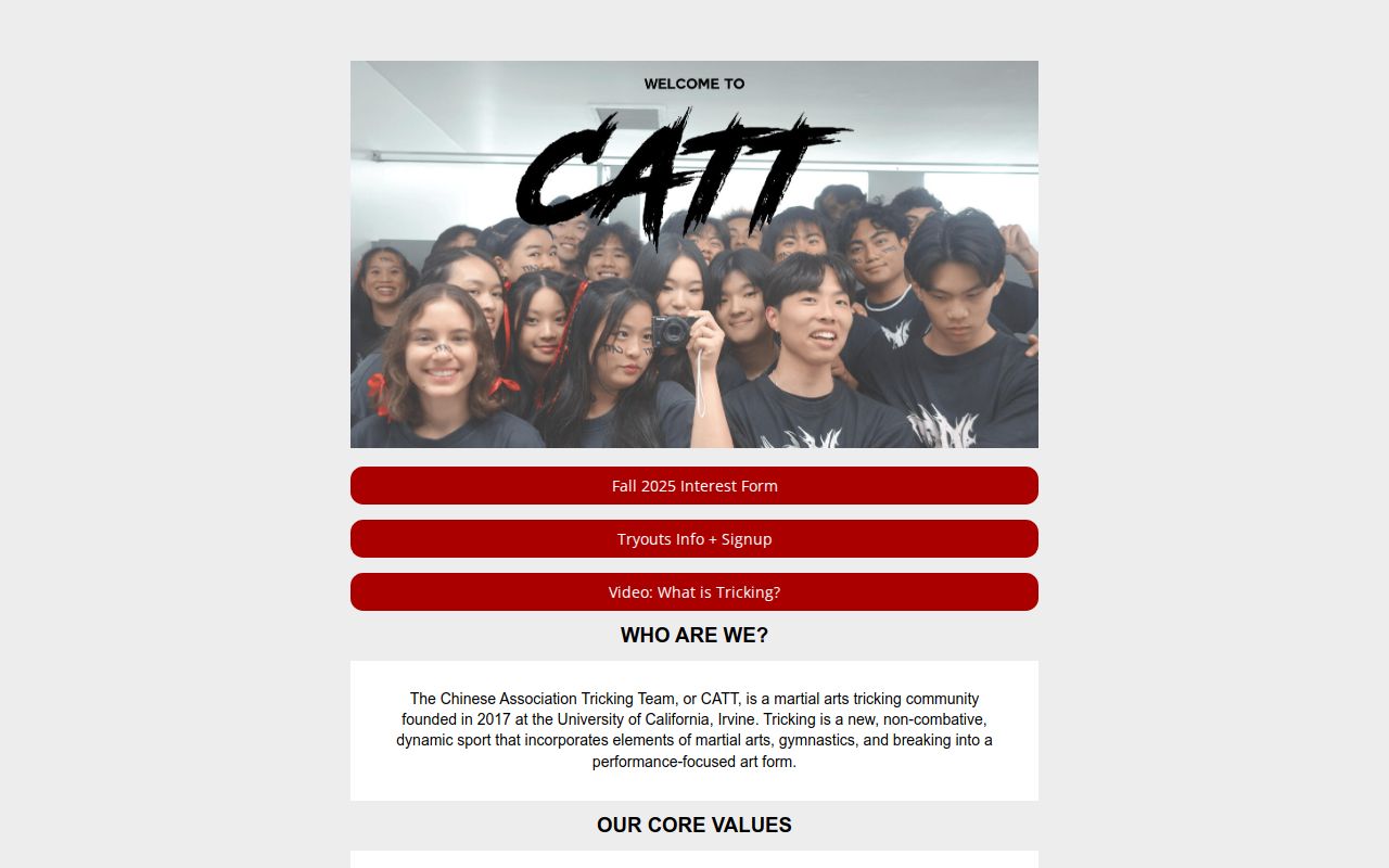 Welcome to CATT